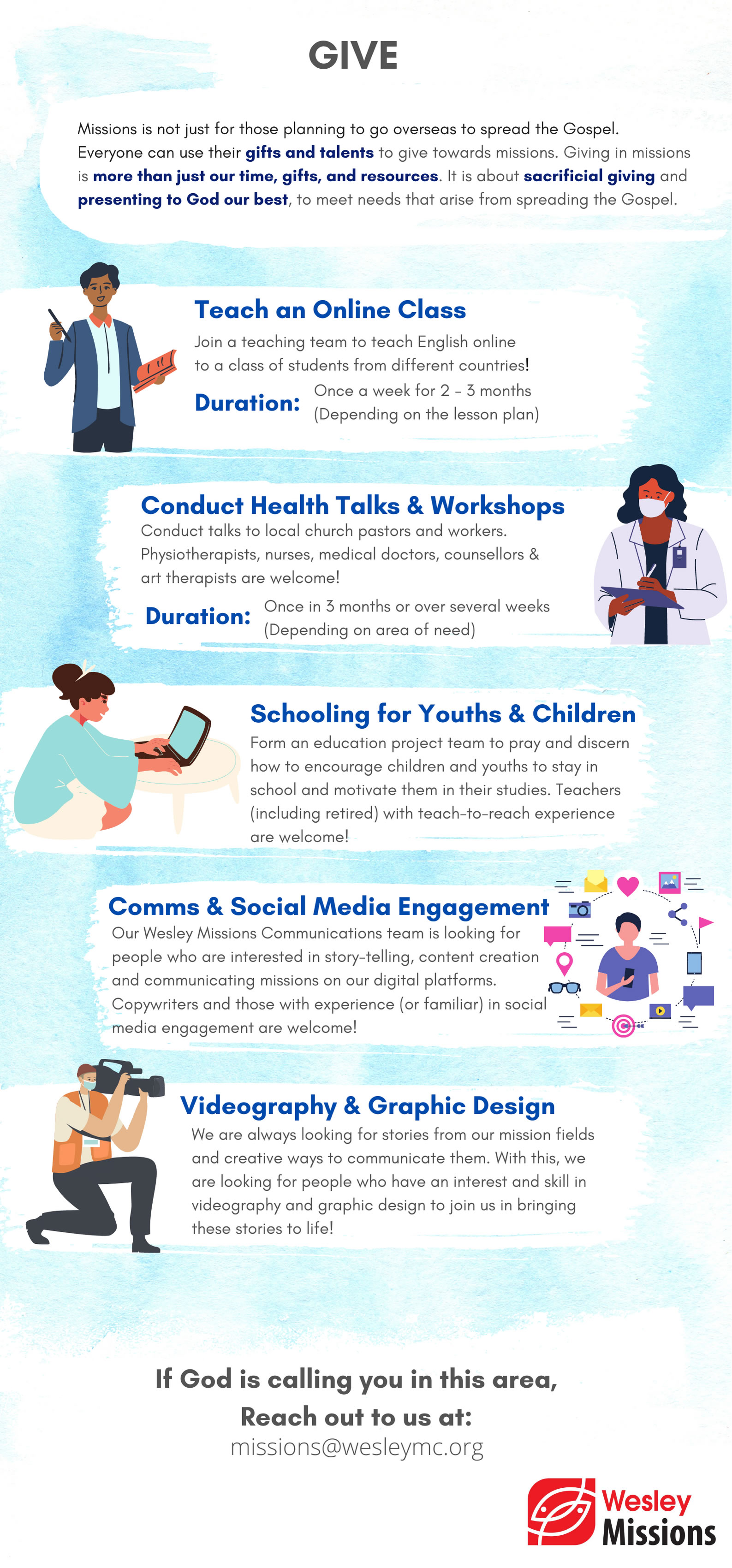 Wesley Methodist Church - Missions